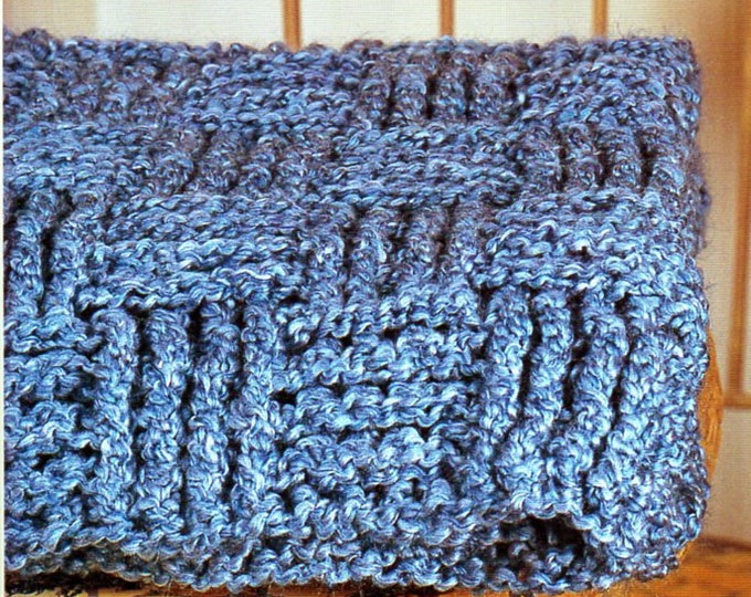Basketweave Afghan Crochet Pattern Basketweave Throw Blanket - Etsy