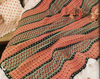 Seashells Beach Afghan Crochet Pattern Shells Ocean Afghan | Etsy