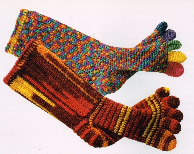 Toe Socks Crochet Pattern Flip Flop Socks Crochet Pattern PDF Instant ...