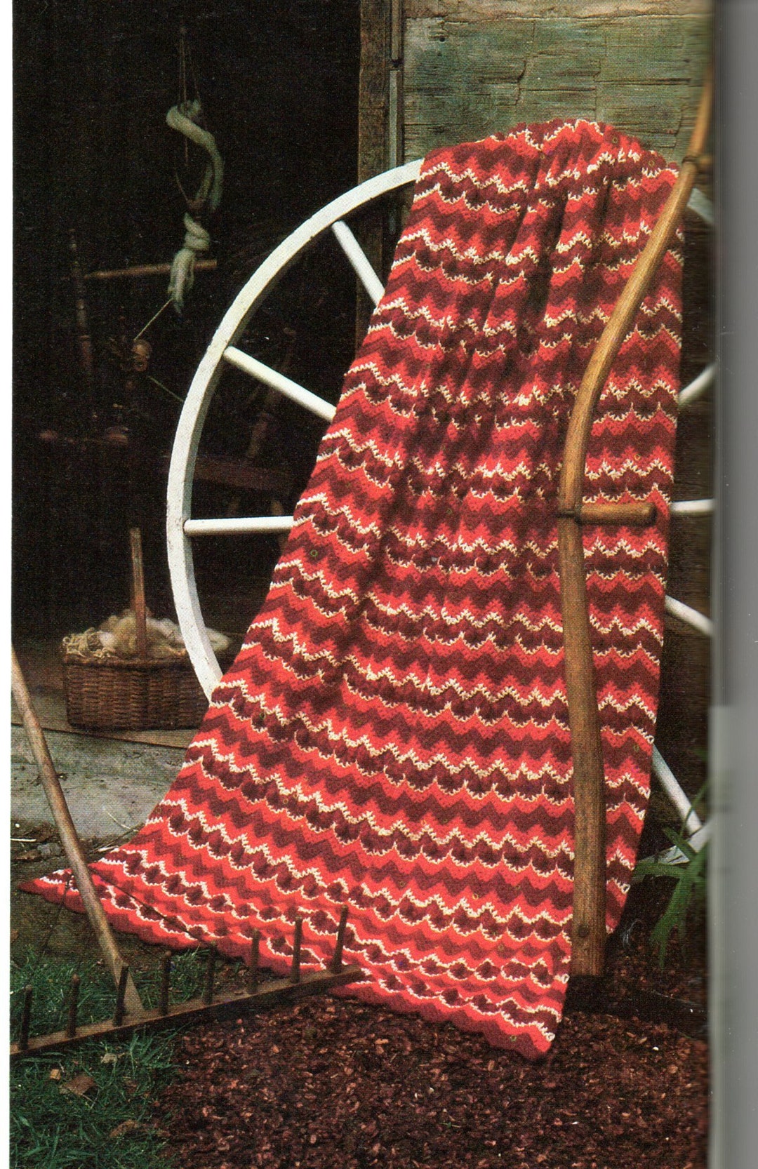 Chevron Afghan Crochet Pattern Ripple Blanket Throw Afghan Crochet ...
