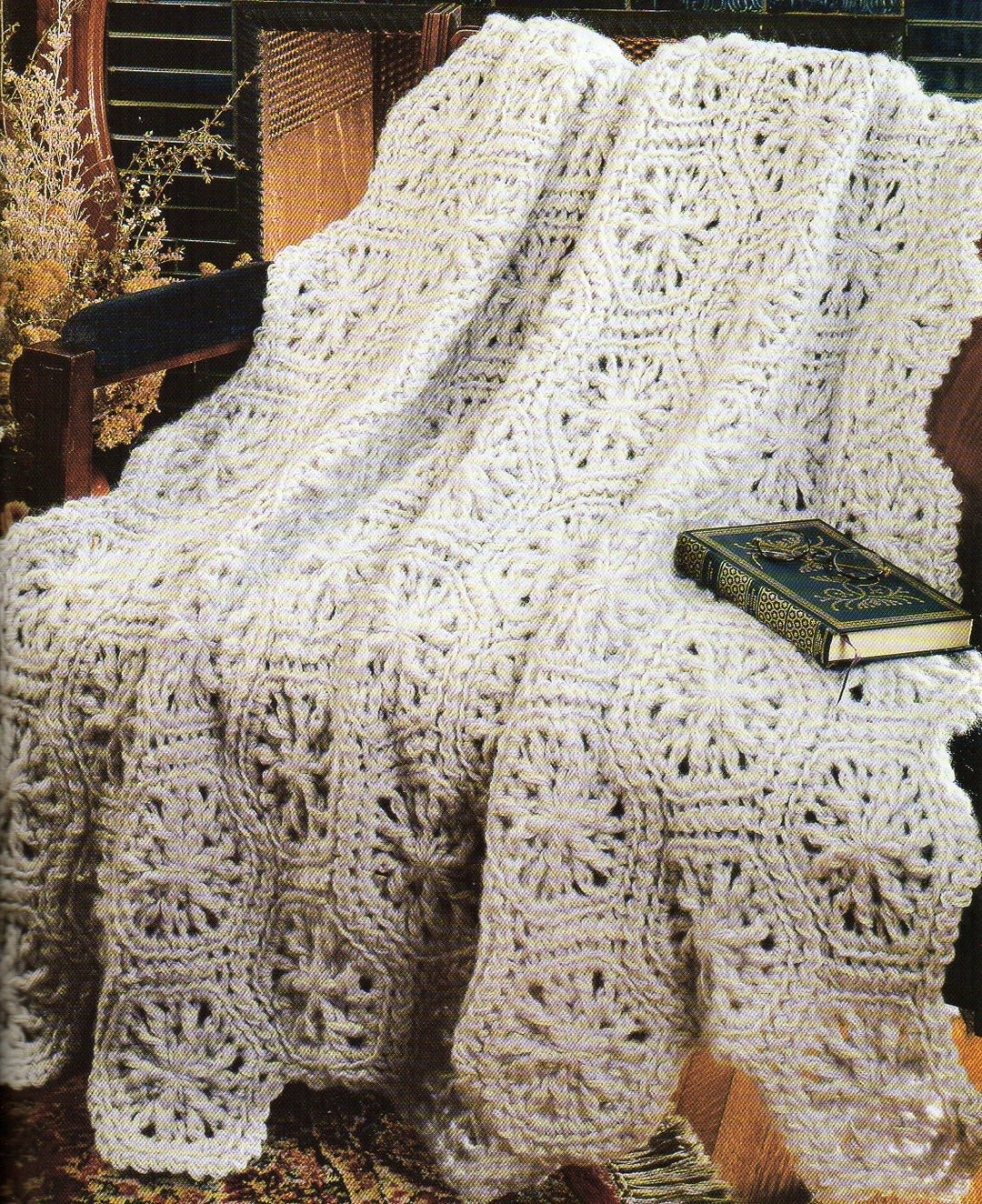 Snowflakes Afghan Crochet Pattern Snow Motif Afghan Blanket Crochet ...