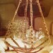 Vintage Macrame Hanging Table Pattern Table With Glass and Beads ...