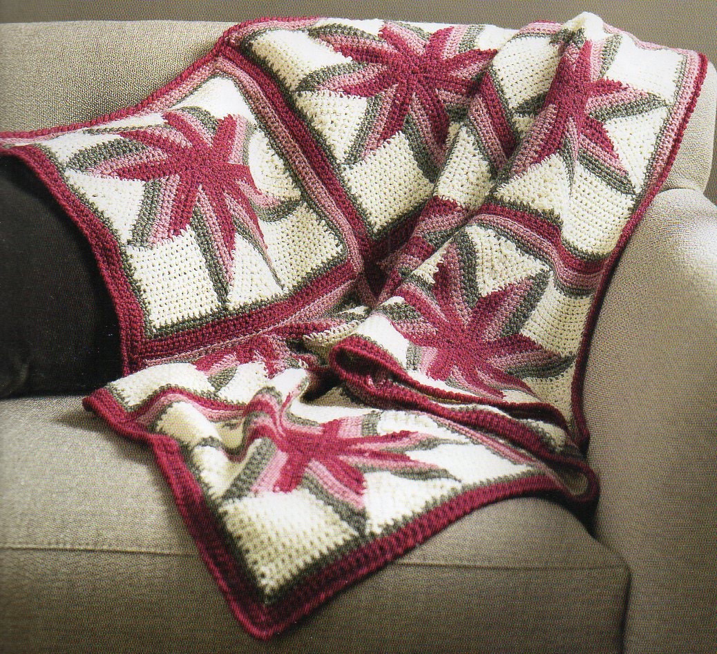 Christmas Star Afghan Crochet Pattern All Star Afghan Crochet Pattern ...