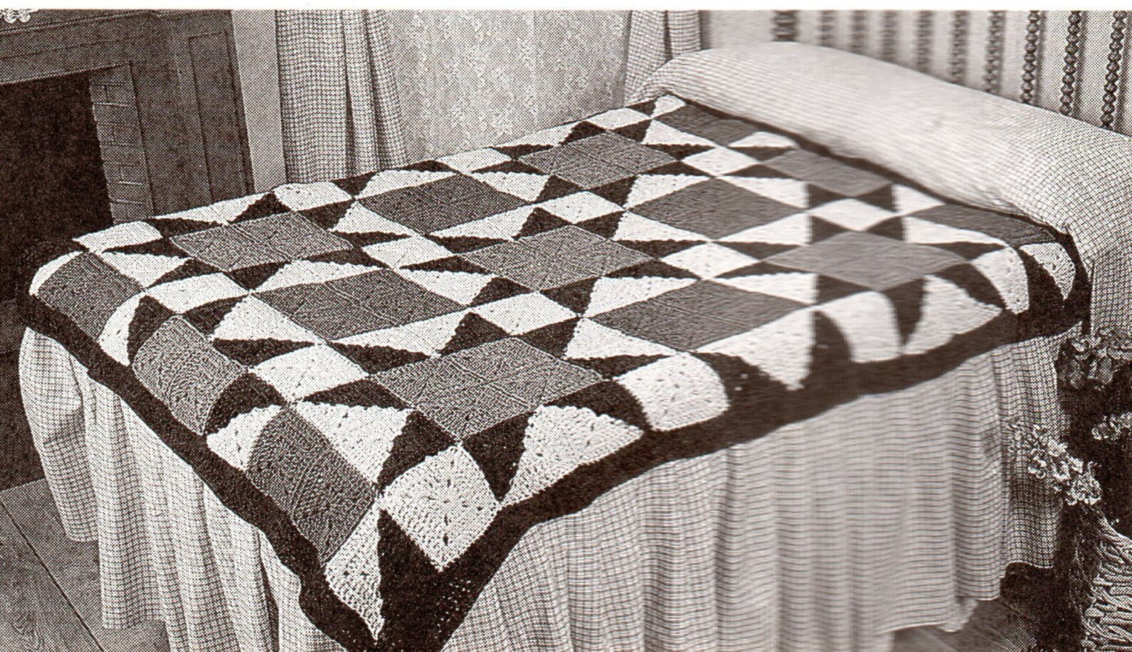 Christmas Star Afghan Crochet Pattern Starburst Afghan Crochet Pattern ...