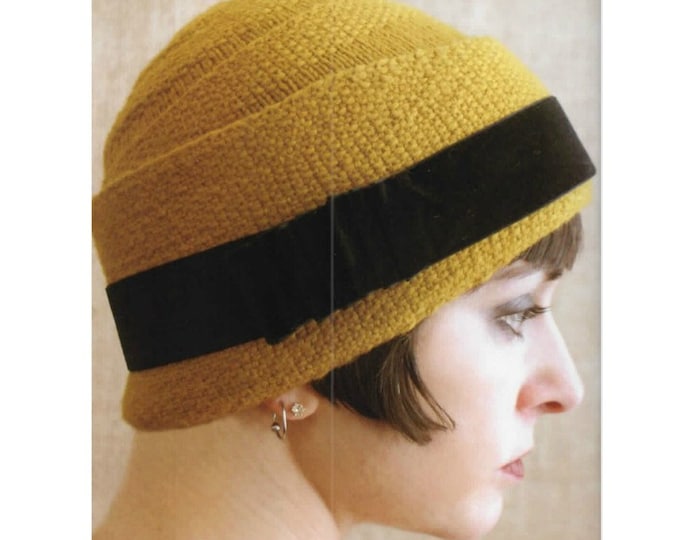 Vintage Cloche Hat Knitting Pattern Cloche Hat Cap Knitting | Etsy