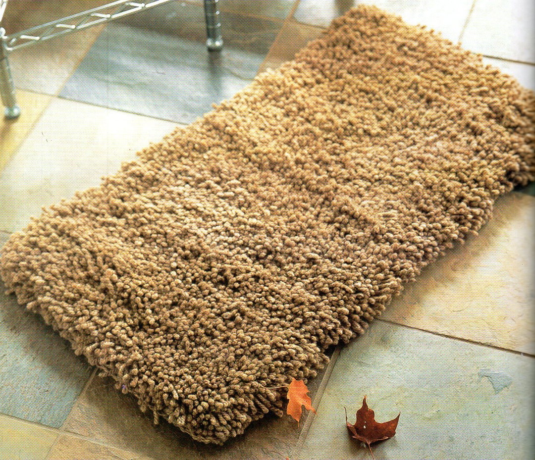 Shag Rug Knitting Pattern Area Rug Knitting Pattern PDF Instant ...