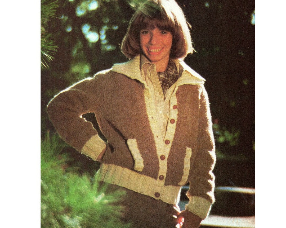 Womans Bomber Jacket Sweater Knitting Pattern Bomber Jacket Pattern PDF ...