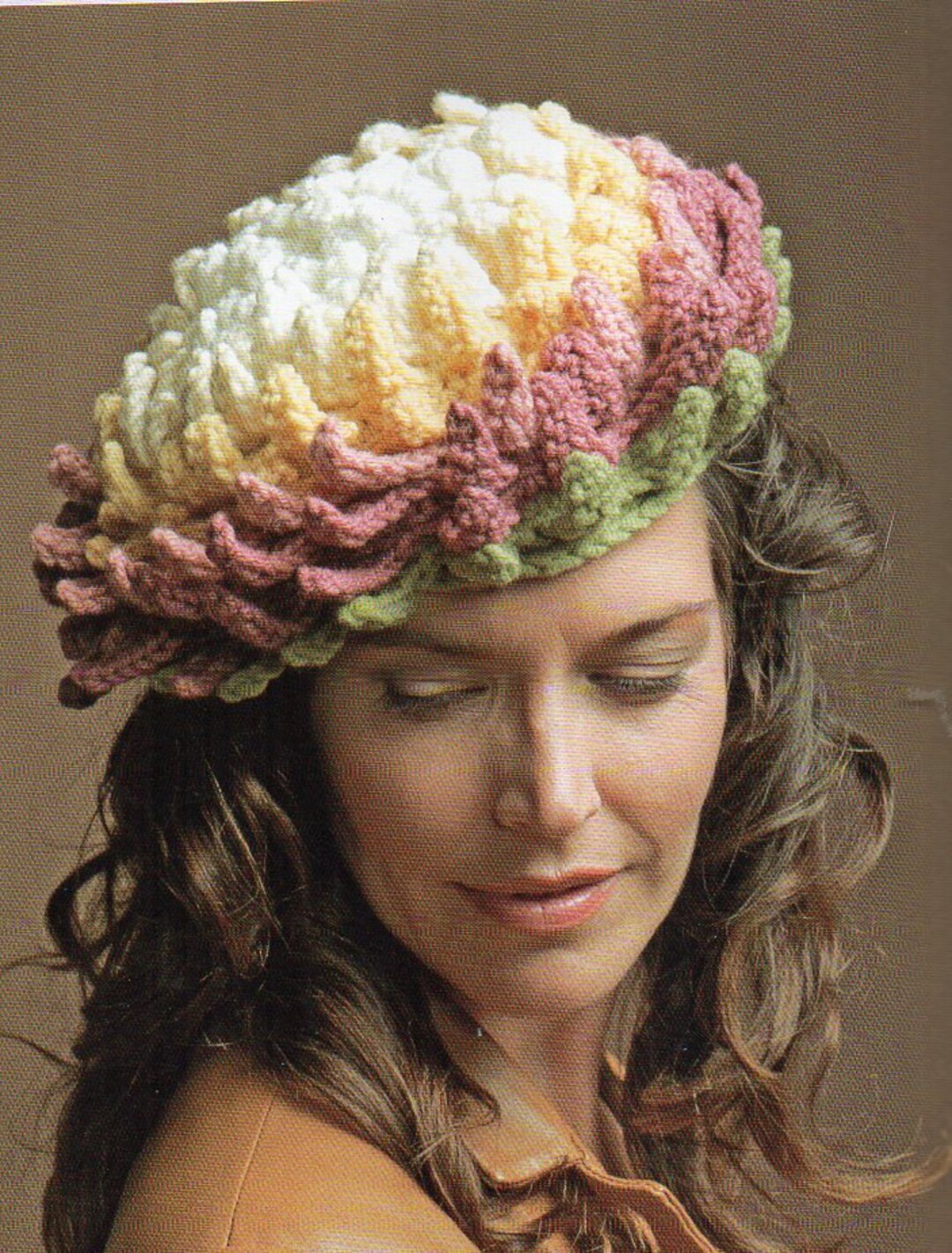 Awesome Blossom Blooming Onion Hat Crochet Pattern Onion Spiky Hat ...