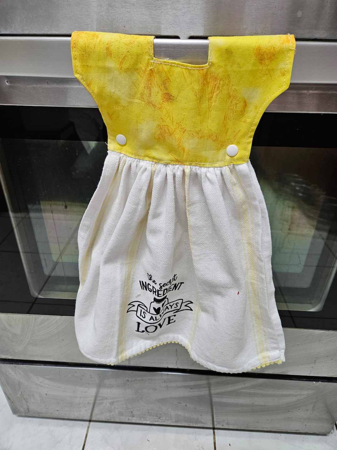 Hanging Oven Dress Towel, Oven Dress, Oven Towel, Hanging Dish Towel ...