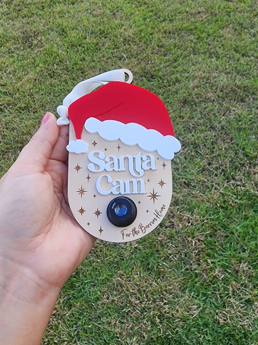 Santa Cam Ornament | Elf Surveillance Ornament | Personalized - Etsy