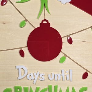 Whimsical Grinchmas Dry Erase Countdown Board With Easel Stand - Etsy