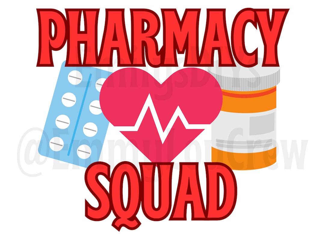 Pharmacy Squad- Digital File: PNG, JPG, SVG - Etsy