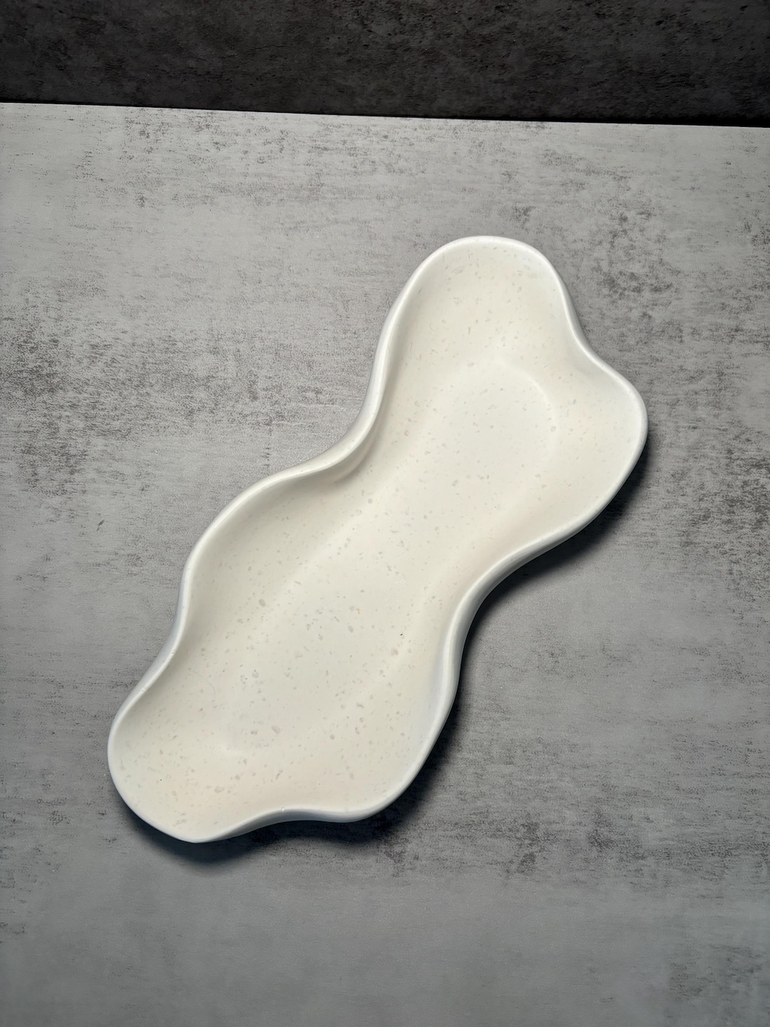 Wave Tray | Candle Tray | Concrete Tray | Oval Tray | Decorative Tray ...