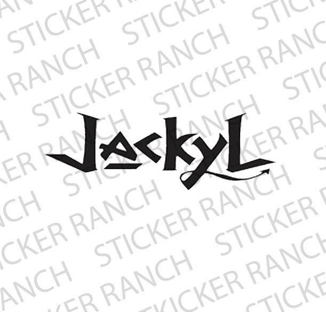 JACKYL Vinyl Decal Sticker Transfer Band Logo Kennesaw - Etsy