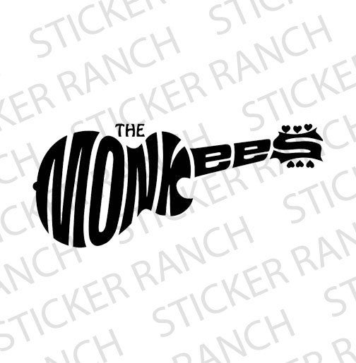 The MONKEES Vinyl Decal Sticker Transfer Los Angeles - Etsy