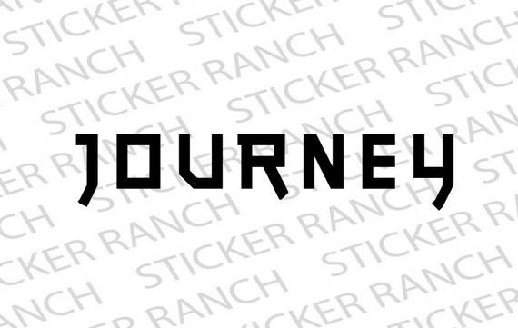 JOURNEY Vinyl Decal Sticker Transfer Band Logo Music | Etsy
