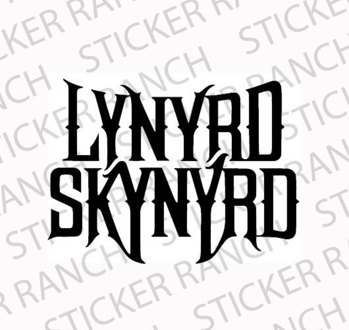 LYNYRD SKYNYRD Vinyl Decal Sticker Transfer Band Logo - Etsy