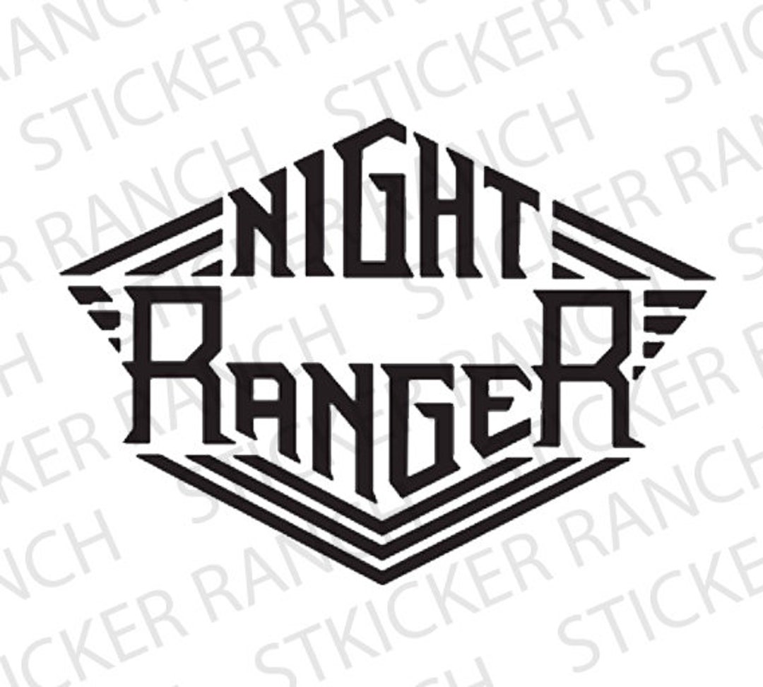 NIGHT RANGER Vinyl Decal Sticker Transfer Band Logo Music 80's Retro ...
