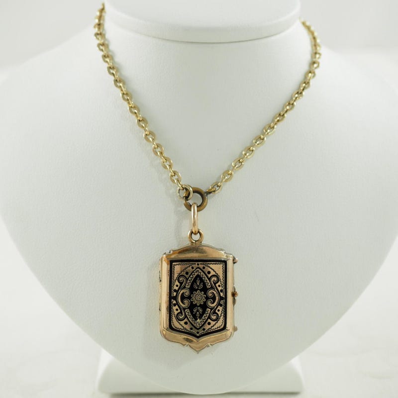 Shield Locket - Etsy