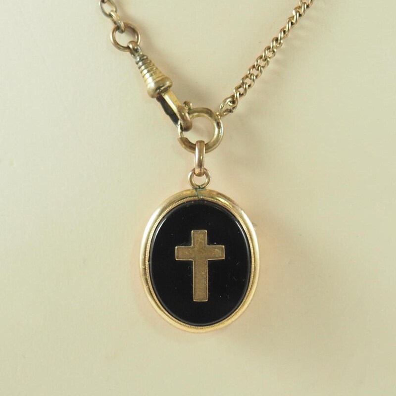 Locket With Cross - Etsy