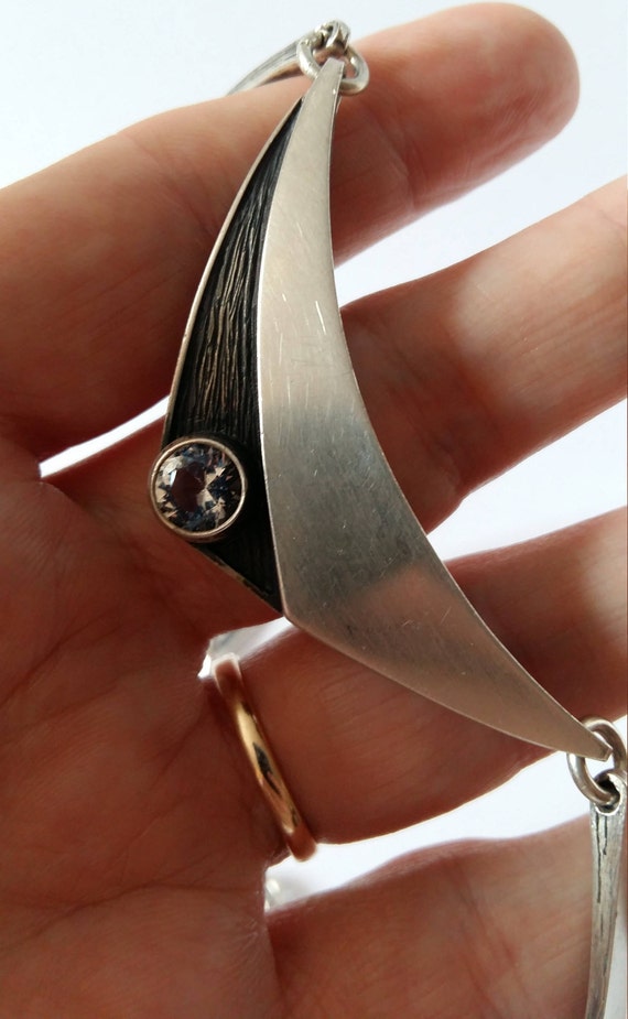 Vintage Ninex Korut Finnish Modernist Necklace, Ster… - Gem