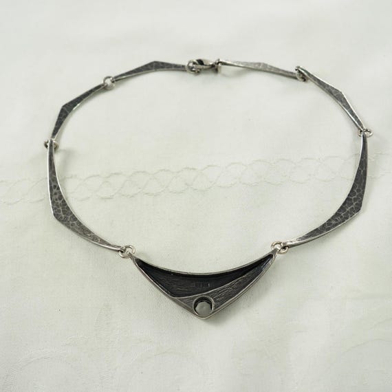 Ninex Korut Oy Necklace, Finnish Modernist, Sterling,… - Gem