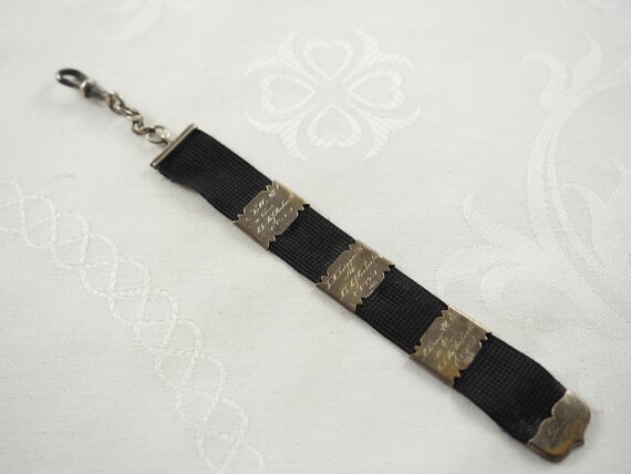 Art Deco Period Gentlemans Pocket Ribbon Chain With Silver - Etsy
