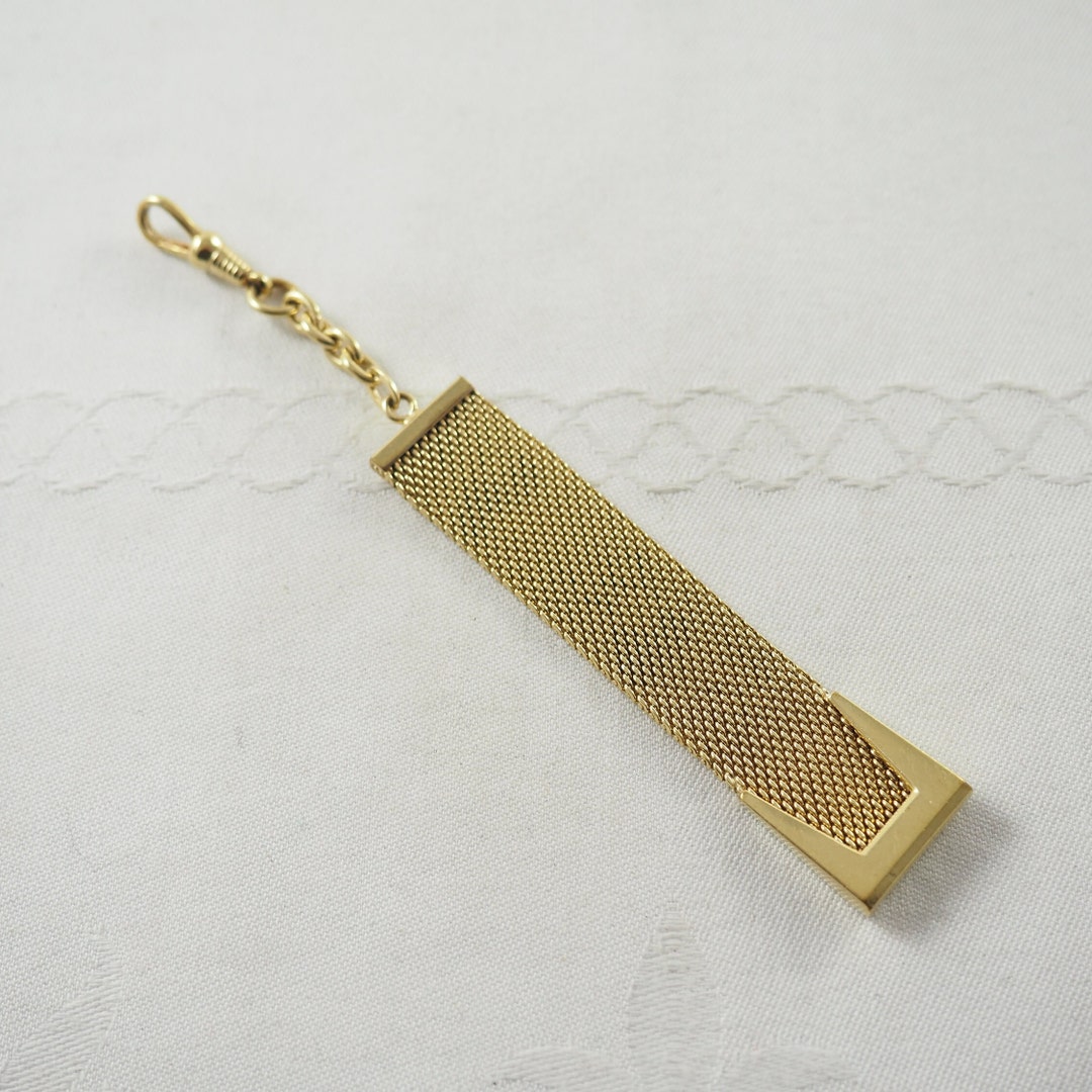 Art Deco Period Gentlemans Watch Chain Fob Chatelaine in Gold Filled ...