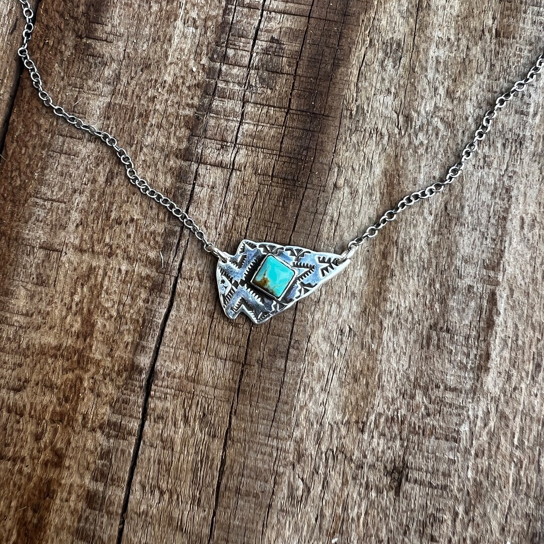 Caddo Arrowhead Split Necklace, Sterling Silver, Visible Faith Jewelry ...