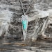 Otoe Long Arrowhead With Turquoise Pendant, Arrowhead Necklace ...