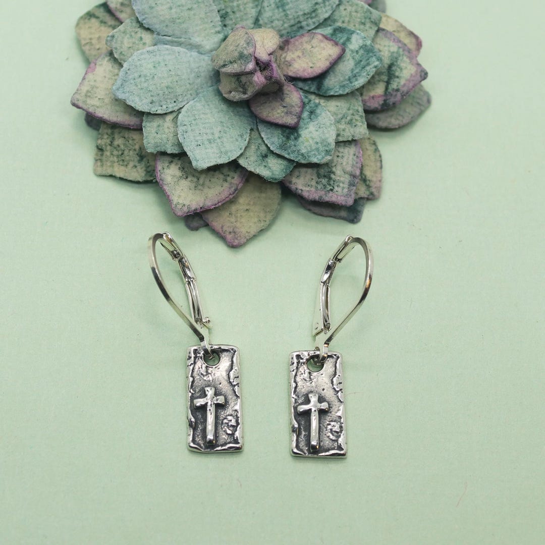 Remember Me Earrings, Visible Faith, Sterling Silver Jewelry, Christian ...