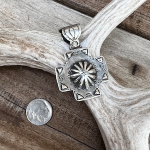 Tularosa Cross Pendant, Sterling Silver, Equilateral Cross, Hand ...