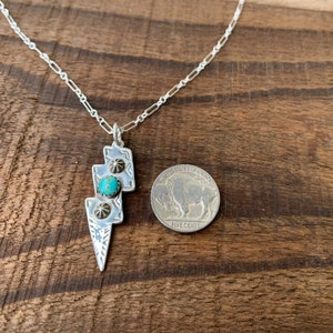 La Paz Lightning Bolt, Sterling Silver Lightning Bolt, Turquoise ...