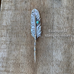 Shoshone, Sterling Silver, Toothpick With Turquoise, Customizable ...