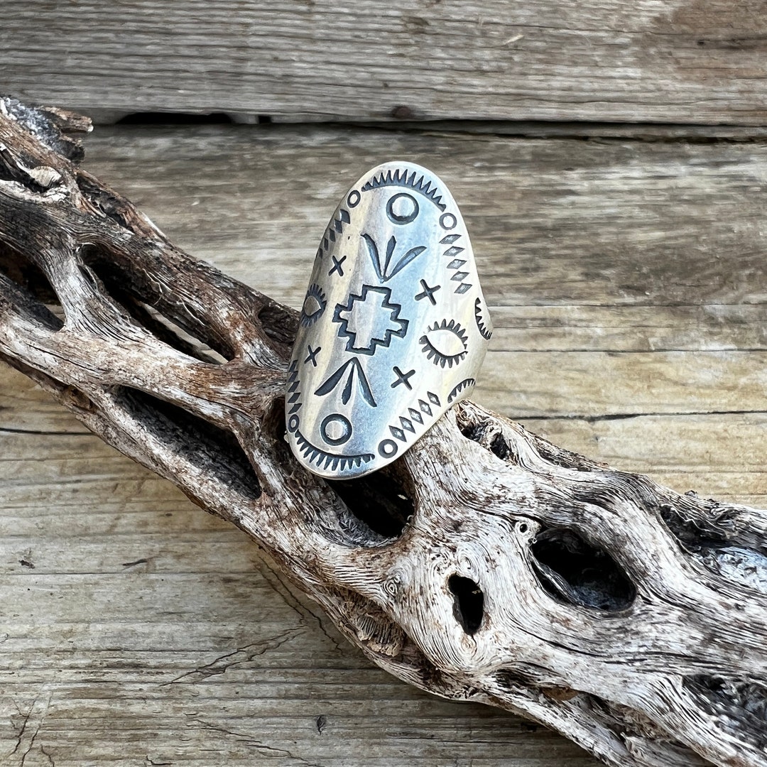 Bitter Root Ring, Adjustable Cigar Band Ring, Visible Faith Jewelry ...