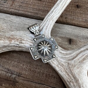 Tularosa Cross Pendant, Sterling Silver, Equilateral Cross, Hand ...