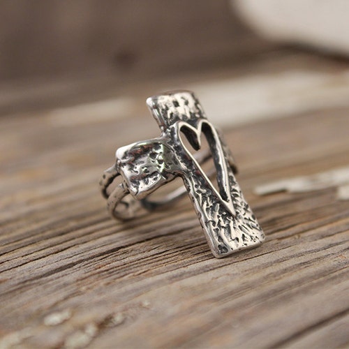 Faith Hope & Love Ring Visible Faith Sterling Silver - Etsy