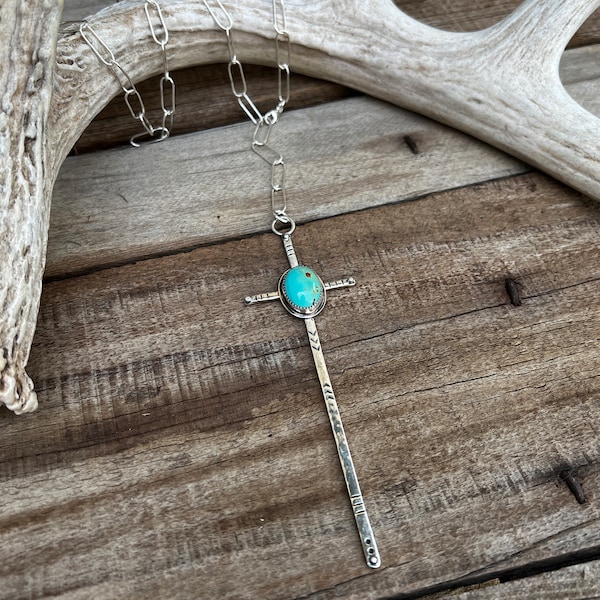 Turquoise Cross - Etsy