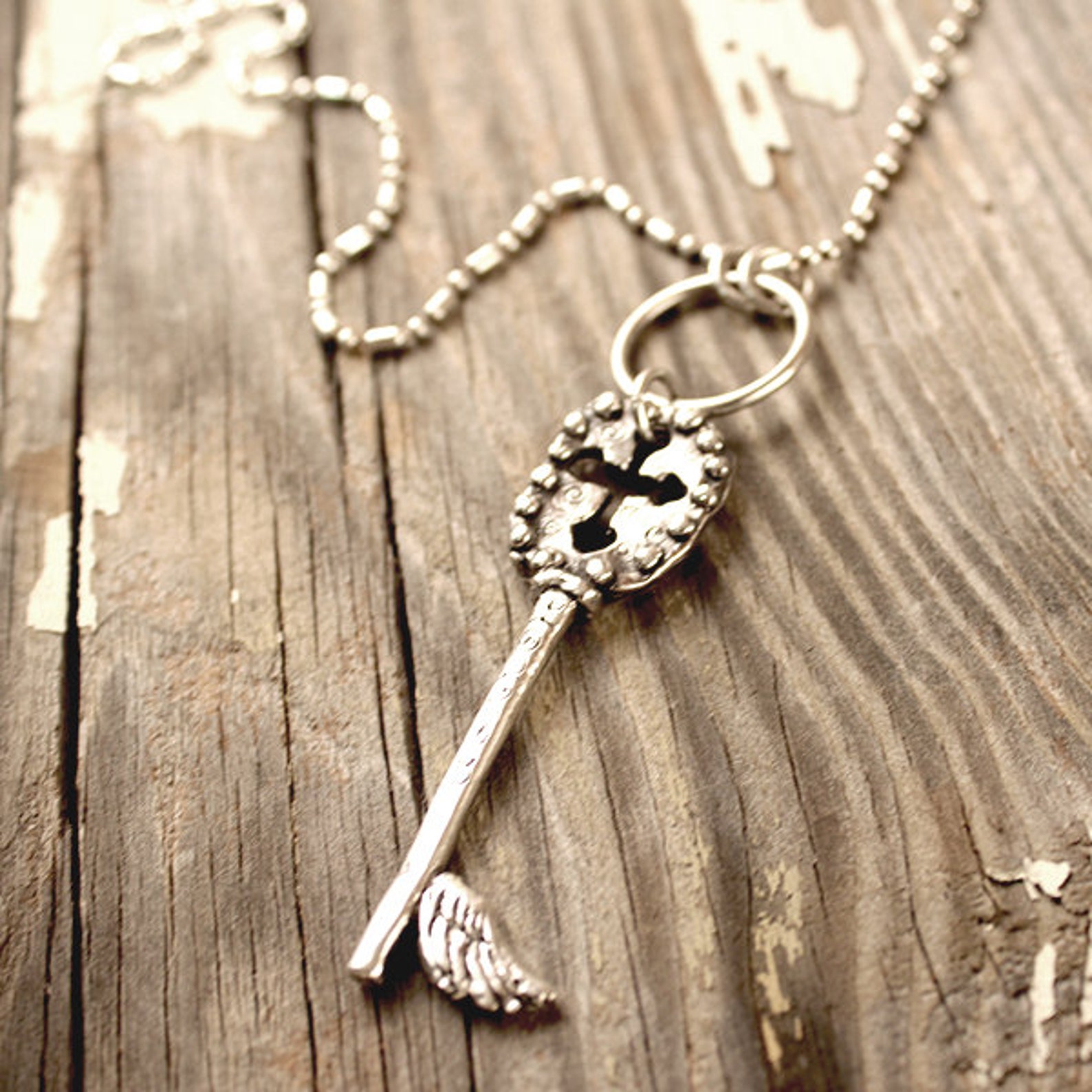 Key To Heaven Pendant Visible Faith Sterling Silver Jewelry | Etsy