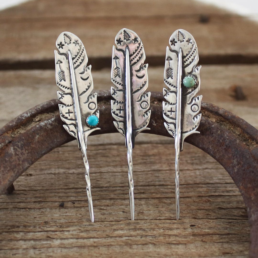 Shoshone, Sterling Silver, Toothpick With Turquoise, Customizable ...