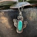 Tapatio Cactus, Saguaro Cactus Pendant, Turquoise Saguaro, Turquoise ...