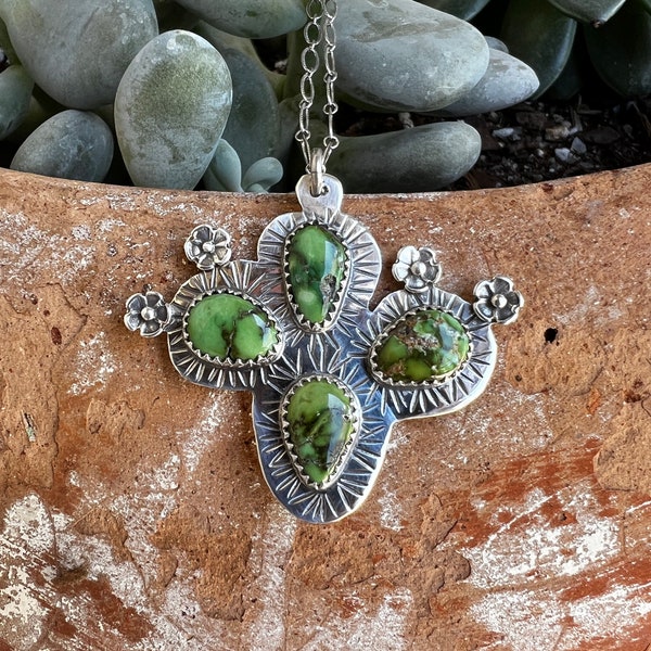 Cactus Necklace - Etsy