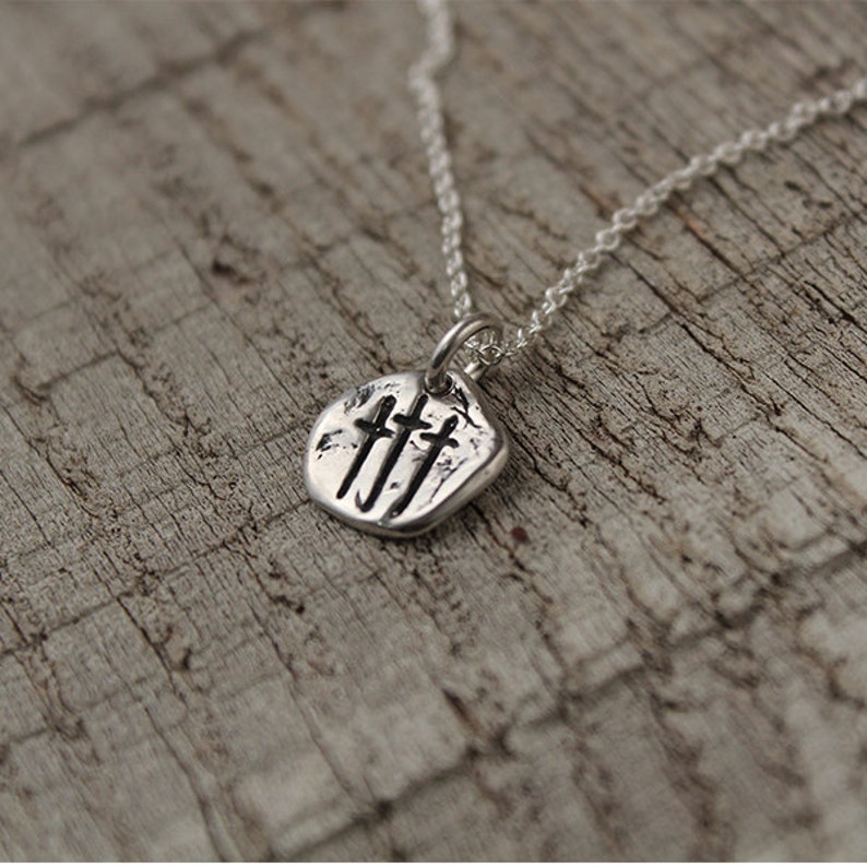 On Calvary Pendant Sterling Silver Jewelry Christian - Etsy
