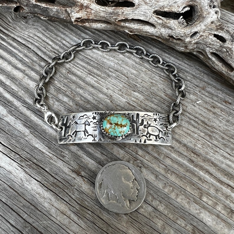 Desert Scene Bracelet Visible Faith Jewelry Sterling Silver - Etsy