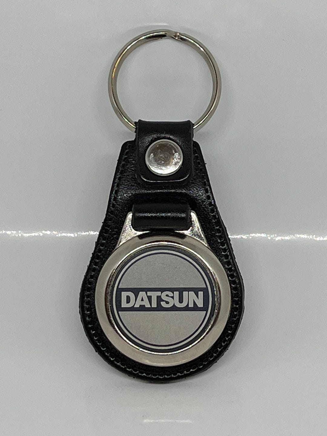 Engraved Datsun Keychain in Faux Leather - Etsy