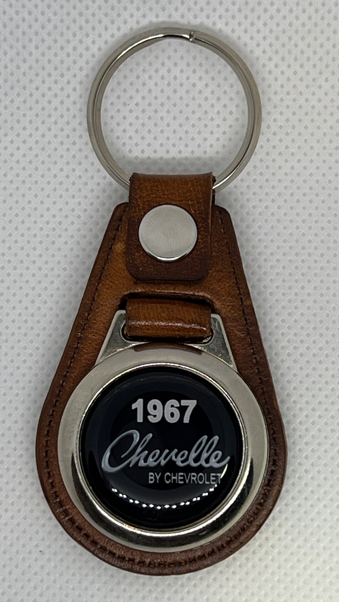 1967 Chevelle Leather Keychain High-quality Tan - Etsy