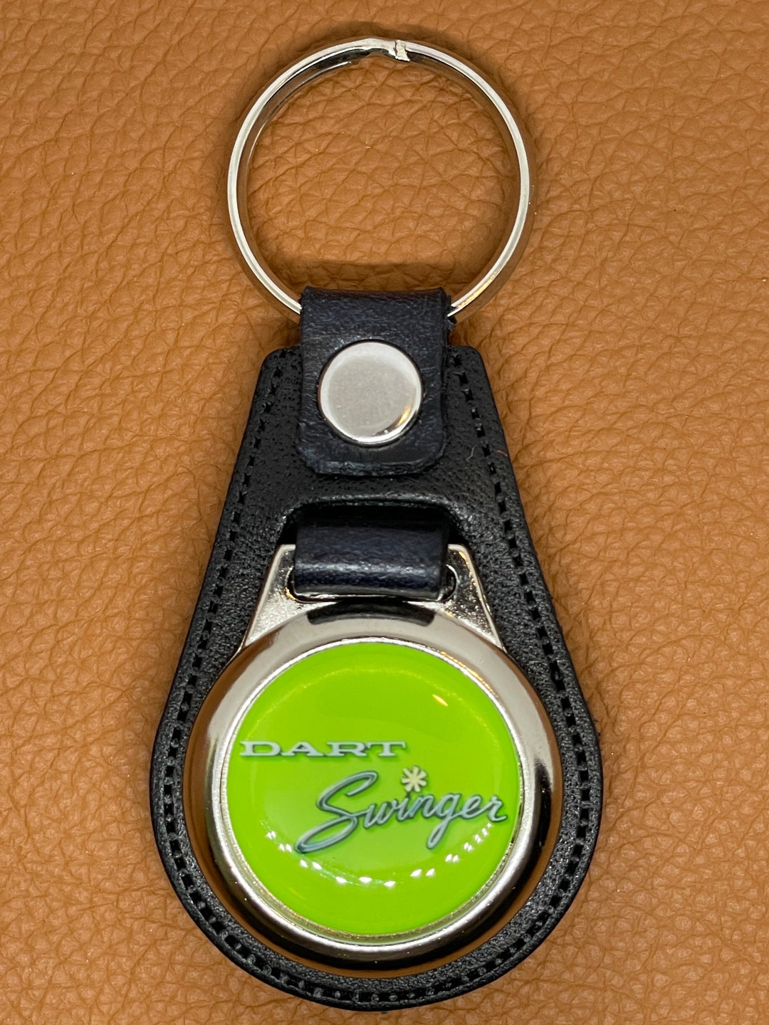 Black Premium Leather Keychain for DART SWINGER - Etsy