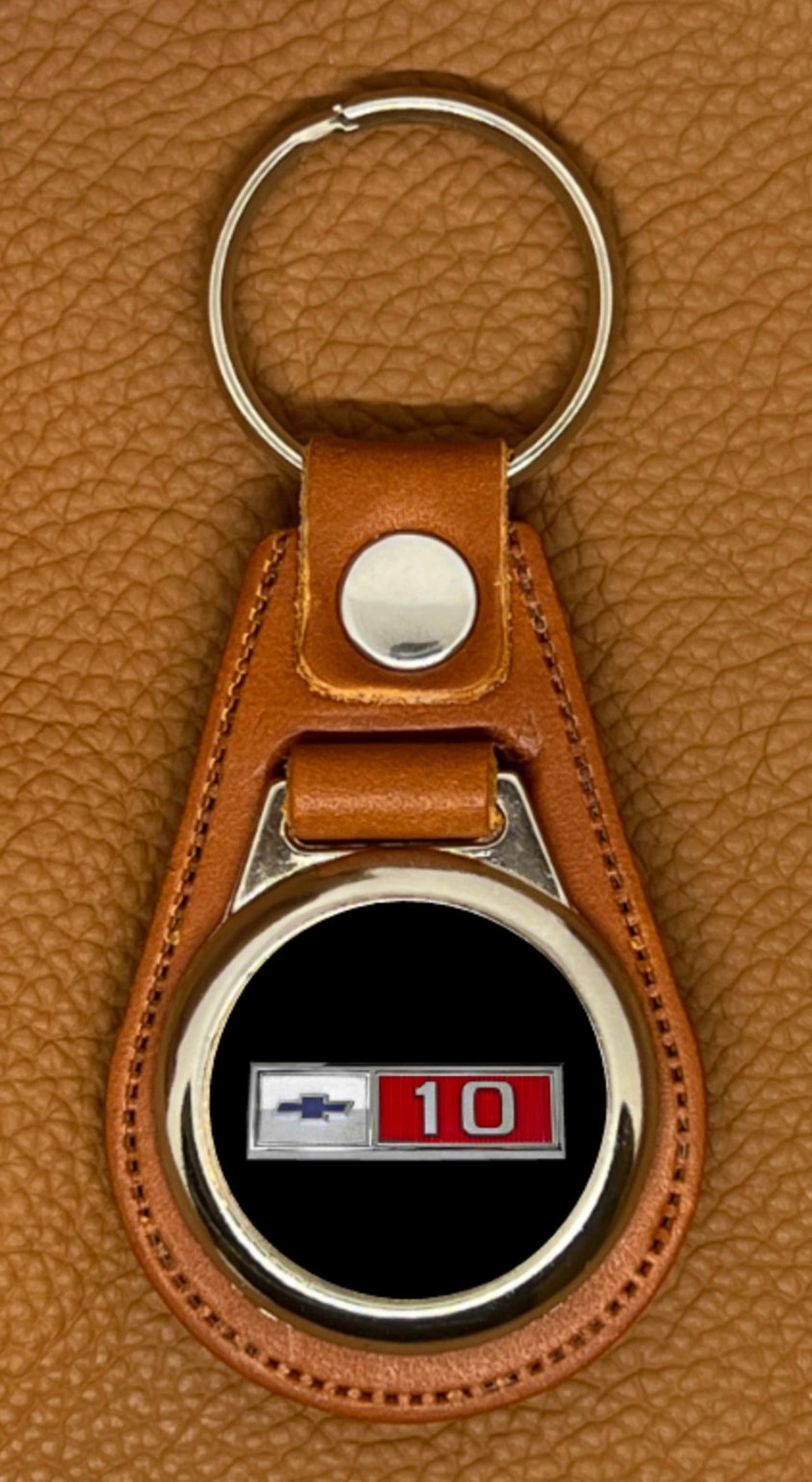 C10 Premium Classic Keychain Authentic Leather - Etsy