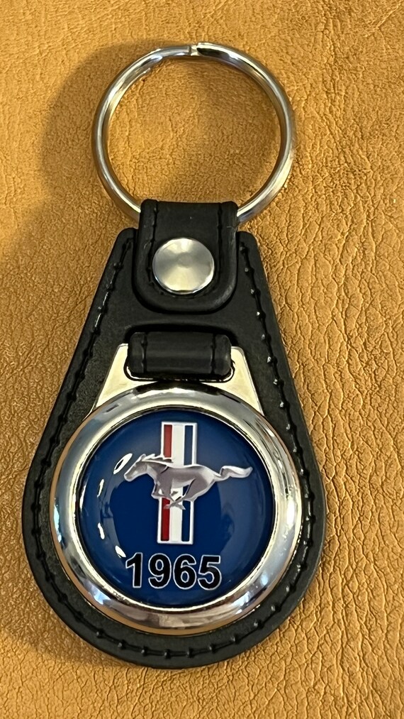 1965 MUSTANG KEY CHIAN Fob Blue | Etsy