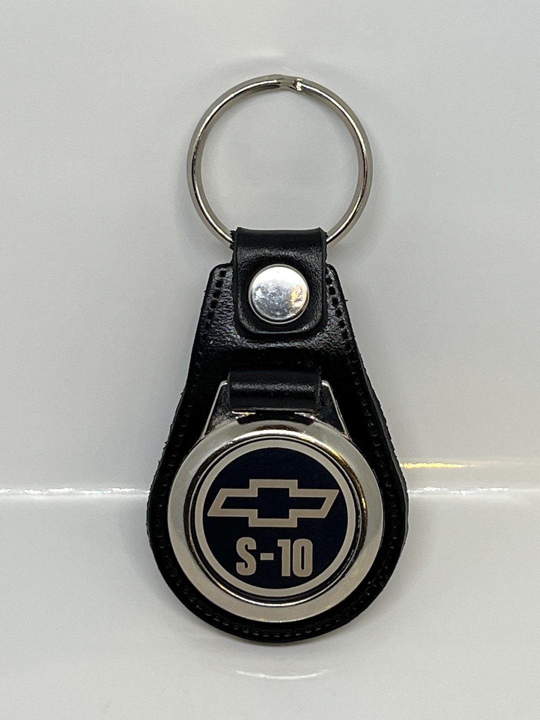 Engraved Chevy S10 in Black Leather Keychain Durable - Etsy